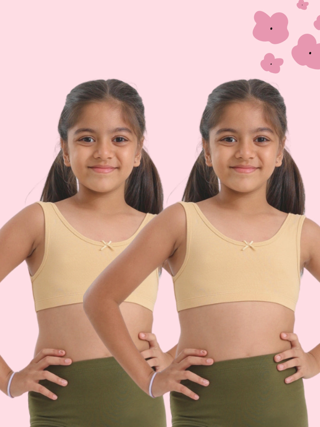 Buy Beige Kid's Trainer Bra For 8 -10 years Girls Online – mackly